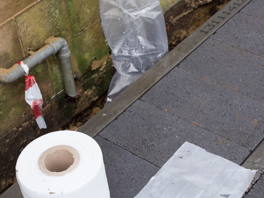 Temporary Down Pipe - Florprotec Polythene Down Pipe